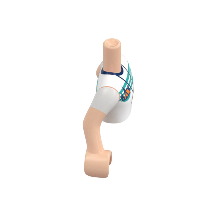 LEGO Jonathan with White T-Shirt and Life Jacket Friends Torso (Male ...