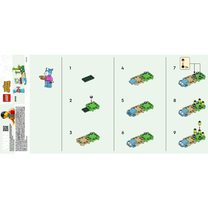 LEGO Julian's Beach Painting Set 30703 Instructions | Brick Owl - LEGO ...