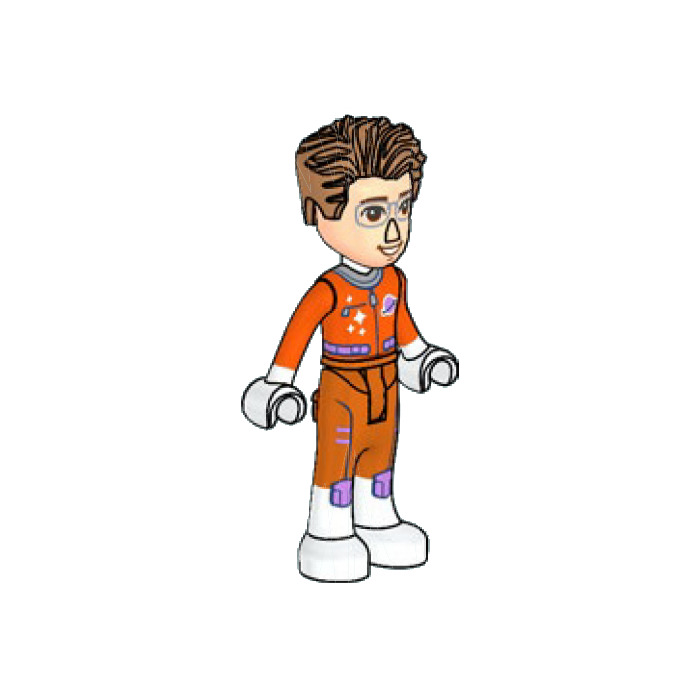 LEGO Julian with Reddish Orange Spacesuit Minifigure | Brick Owl