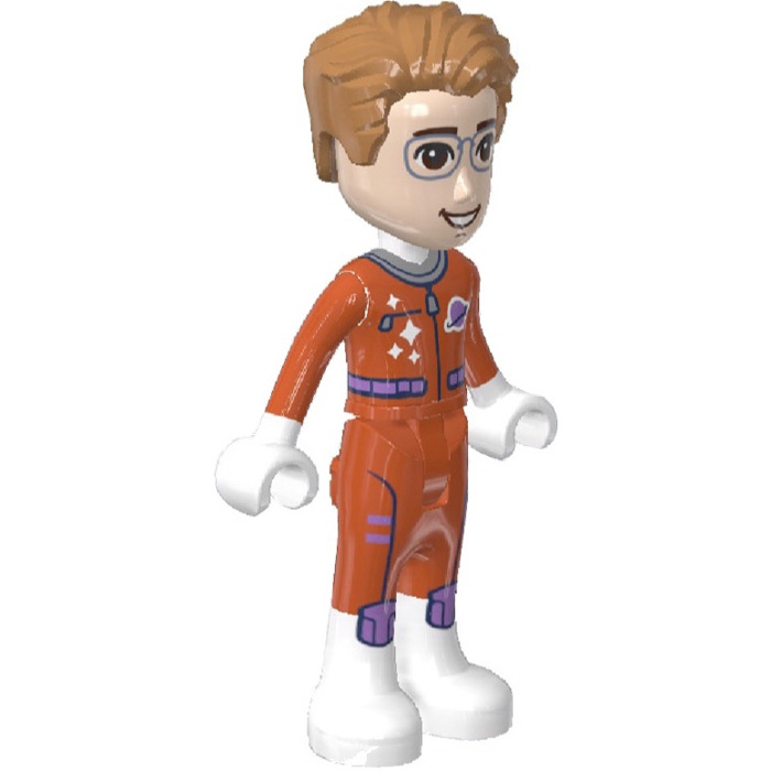 LEGO Julian with Reddish Orange Spacesuit Minifigure | Brick Owl
