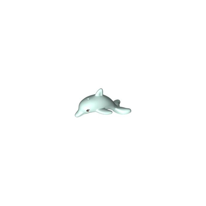 LEGO Jumping Dolphin with Bottom Axle Holder with Brown Eyes (13392 / ...