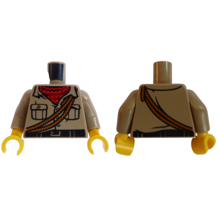 LEGO Jungle Explorer (Series 19) Minifig Torso (973 / 76382) | Brick ...