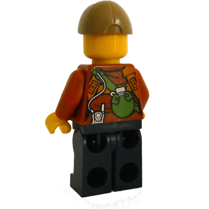LEGO Jungle Explorer Woman with Dark Orange Shirt Minifigure | Brick Owl