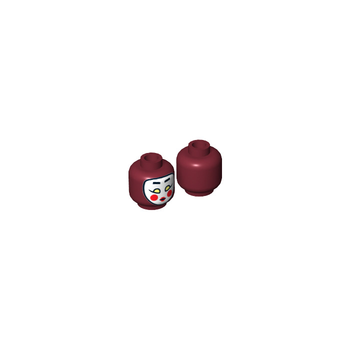 LEGO Kabuki Twin Minifigure Head (3626 / 30436) | Brick Owl