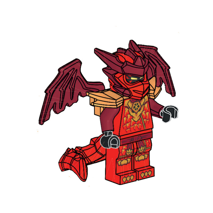 LEGO Kai - Dragon Form Minifigure | Brick Owl