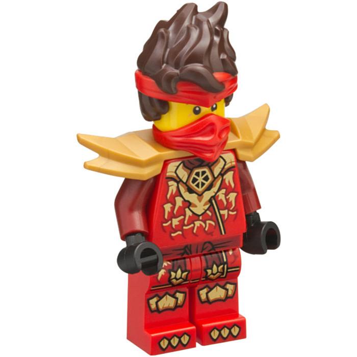 LEGO Kai - Dragons Rising with Dragon Head Tunic with Hair and Shoulder ...