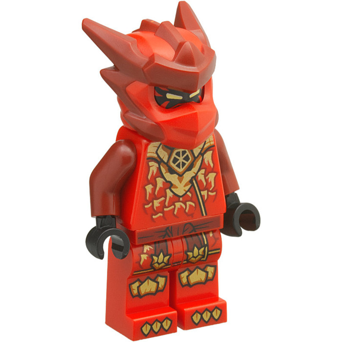 LEGO Kai - Dragons Rising with Dragon Head Tunic with Helmet Minifigure ...