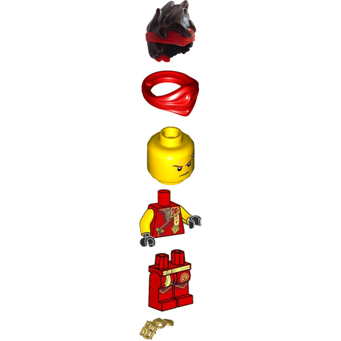 LEGO Kai - Dragons Rising with Tournament Armor and Scabbard Minifigure ...