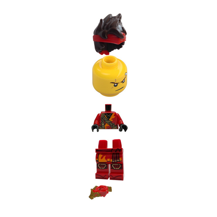 LEGO Kai - Dragons Rising with Tunic with Strap and Dragon Shoulder ...