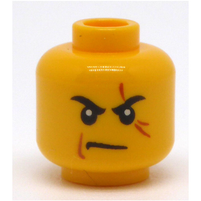 LEGO Kai Head with Scar over Left Eye (93618 / 94053) | Brick Owl