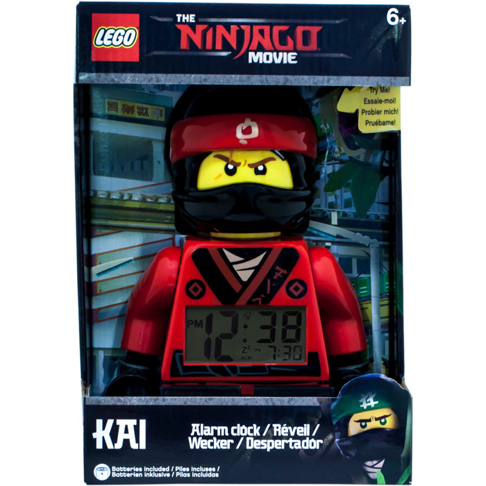 LEGO Kai Minifigure Alarm Clock (5005367) | Brick Owl - LEGO Marketplace
