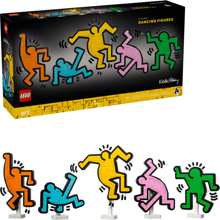 LEGO Keith Haring - Dancing Figures Set 31216 | Brick Owl - LEGO ...