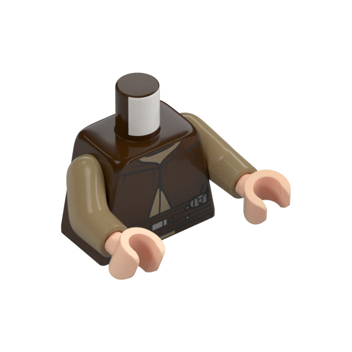 LEGO Ki-Adi-Mundi with Printed Legs and Straight Belt Minifig Torso ...