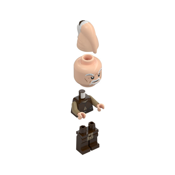 LEGO Ki-Adi-Mundi with Printed Legs and Straight Belt Minifigure ...