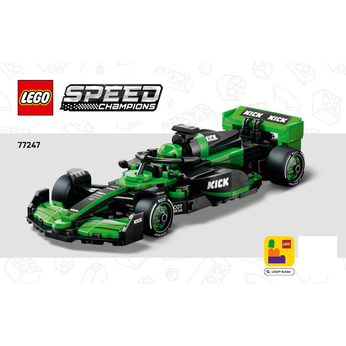LEGO KICK Sauber F1 Team C44 Set 77247 Instructions | Brick Owl - LEGO ...