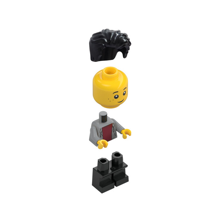 LEGO Kid with Light Grey Top Minifigure | Brick Owl