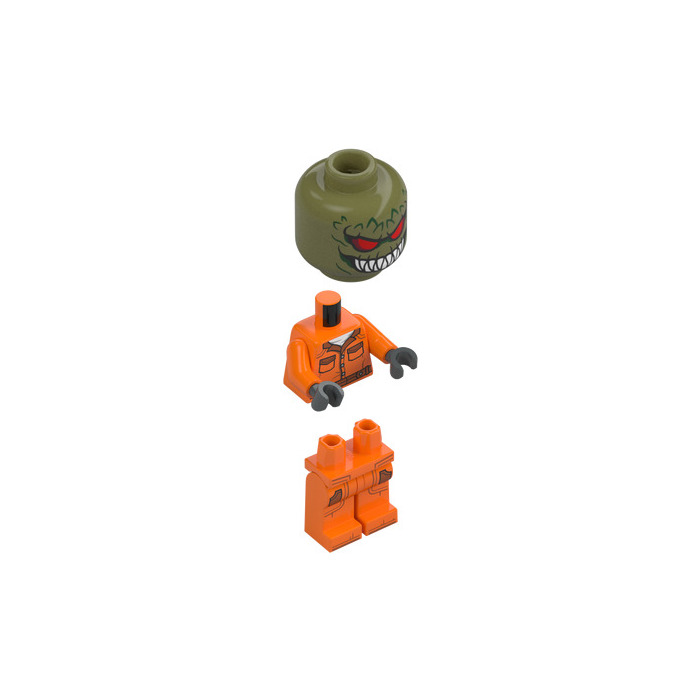 LEGO Killer Croc with Prison Jumpsuit Minifigure | Brick Owl - LEGO ...