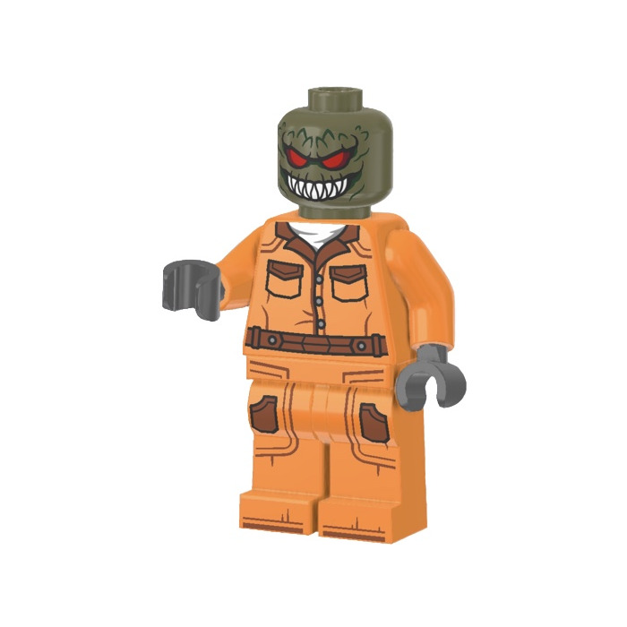 LEGO Killer Croc with Prison Jumpsuit Minifigure | Brick Owl