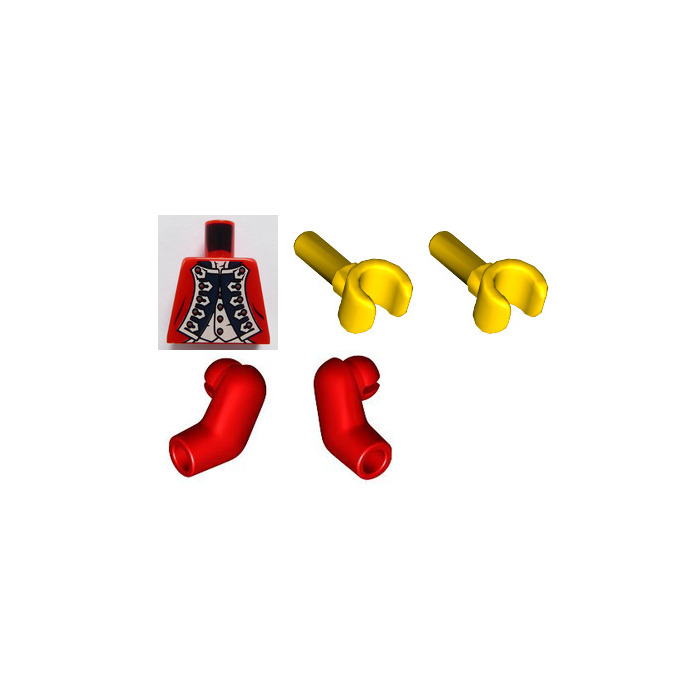 LEGO King George's Officer Torso (76382 / 88585) | Brick Owl - LEGO ...