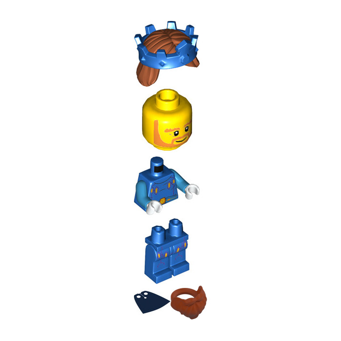 LEGO King Halbert with Blue Outfit Minifigure | Brick Owl - LEGO ...