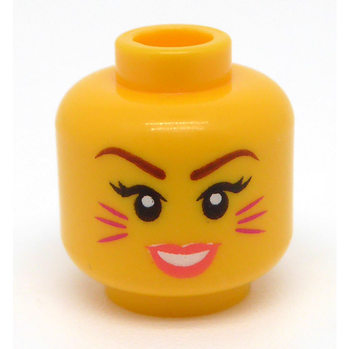 LEGO Kitty Pop Minifigure Head (3626 / 50330) | Brick Owl - LEGO ...