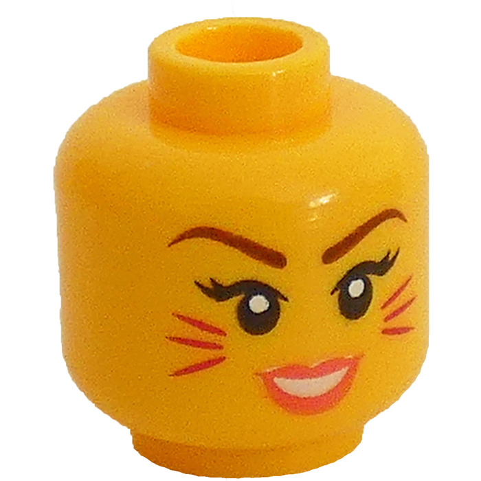 LEGO Kitty Pop Minifigure Head (3626 / 50330) | Brick Owl - LEGO ...