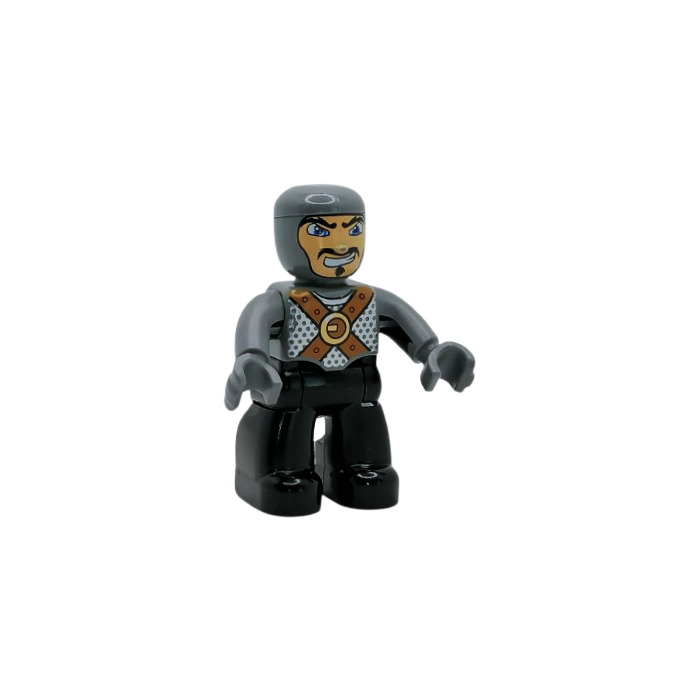 LEGO Knight with Gray Top with Belts Duplo Figure | Brick Owl