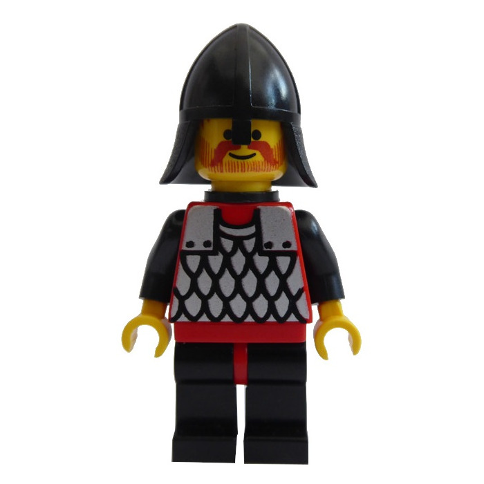 LEGO Knight with Red/Silver Scale Mail Vest Minifigure | Brick Owl ...