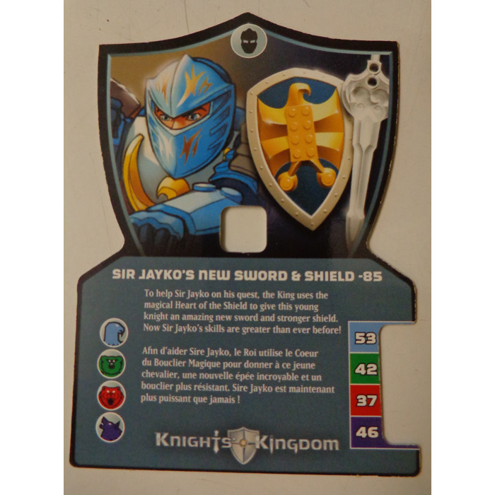 LEGO Knights Kingdom II Card 85 - Sir Jayko's New Sword | Brick Owl ...