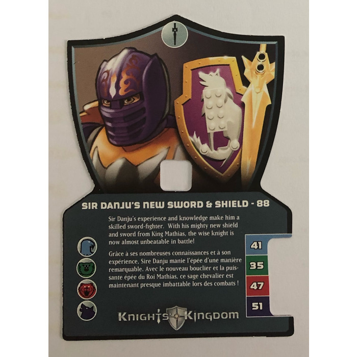 LEGO Knights Kingdom II Card 88 - Sir Danju's New Sword | Brick Owl ...
