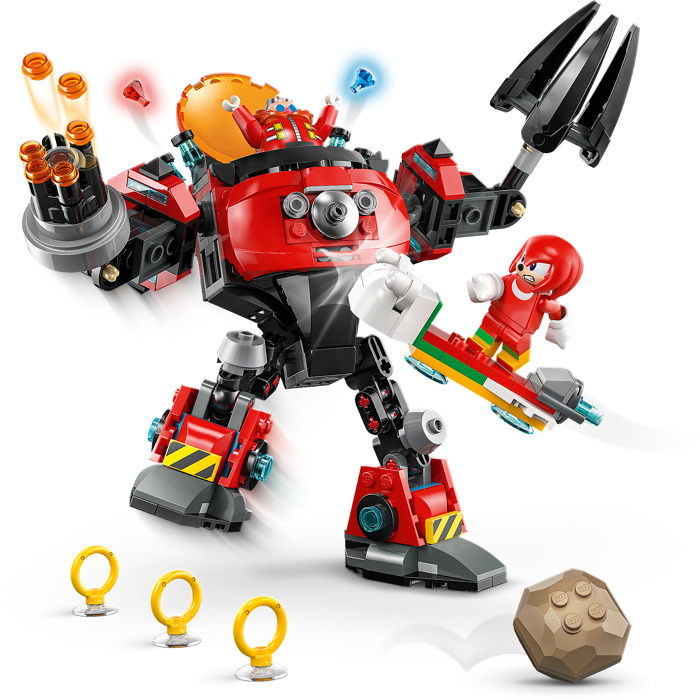 LEGO Knuckles vs. Dr. Eggman Egg Crusher Mech Set 77005 | Brick Owl ...