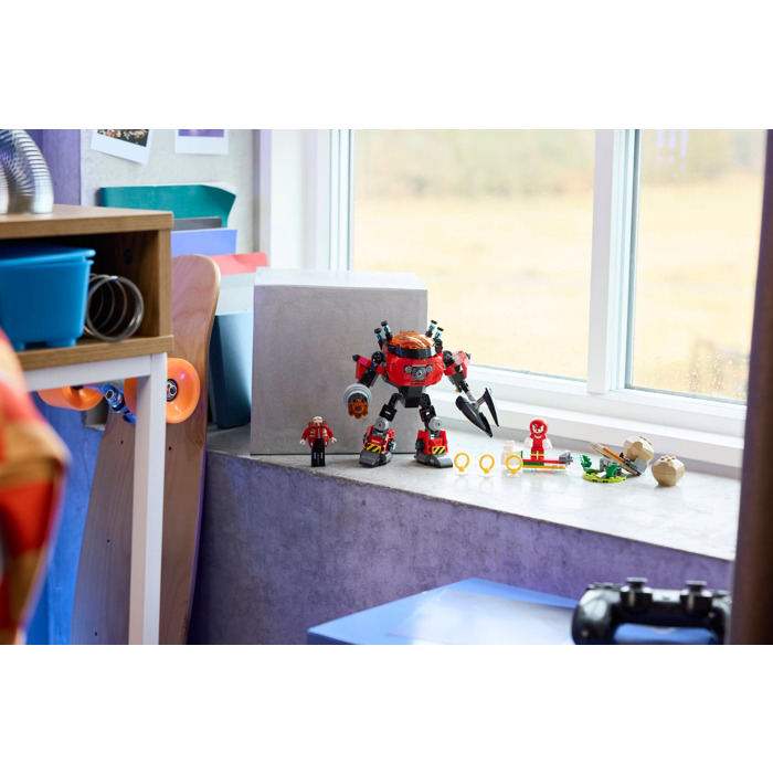 LEGO Knuckles vs. Dr. Eggman Egg Crusher Mech Set 77005 | Brick Owl ...