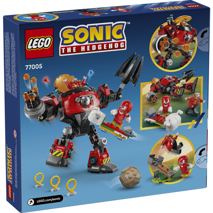 LEGO Knuckles vs. Dr. Eggman Egg Crusher Mech Set 77005 | Brick Owl ...