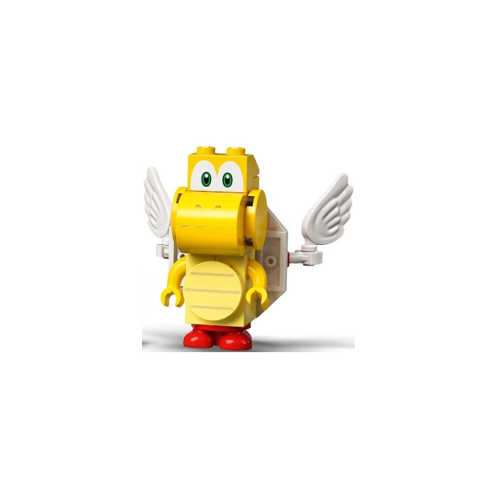 LEGO Koopa Troopa Paratroopa with Scanner Code (Yellow Lines ...