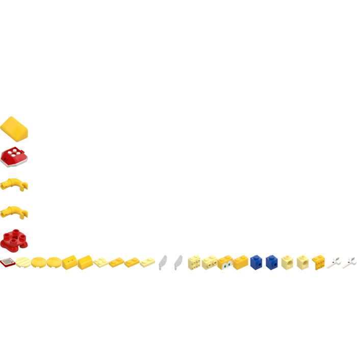 LEGO Koopa Troopa Paratroopa with Scanner Code (Yellow Lines ...