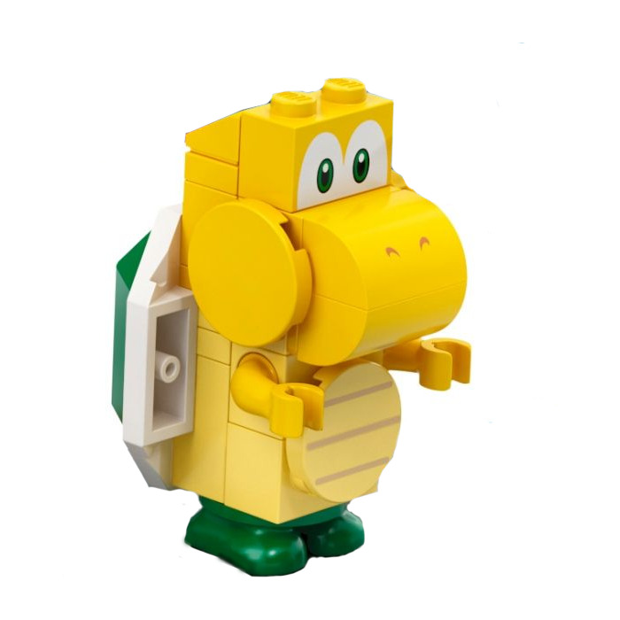 LEGO Koopa Troopa with Scanner Code (Yellow Lines) Minifigure | Brick ...