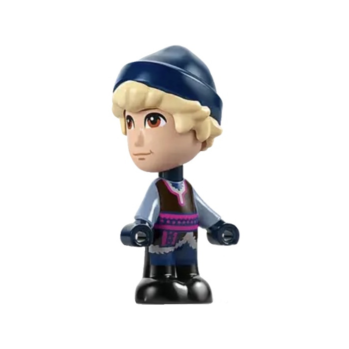 LEGO Kristoff (Micro Doll) with Reddish Brown Shirt and Dark Blue ...