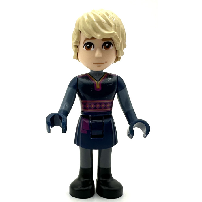 LEGO Kristoff with Dark Blue Tunic and Medium Dark Flesh Smile ...