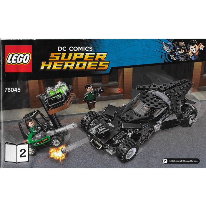 LEGO Kryptonite Interception Set 76045 Instructions Set | Brick Owl ...