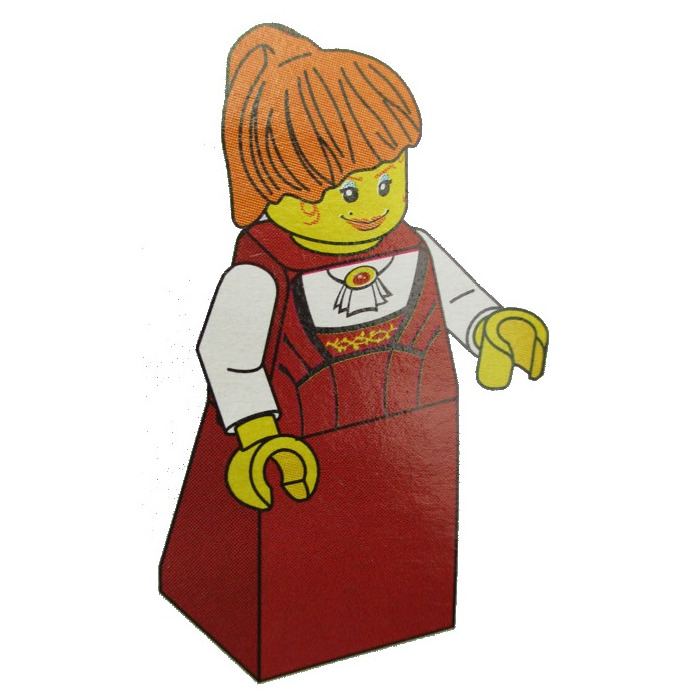 LEGO Lady with Slope Minifigure | Brick Owl