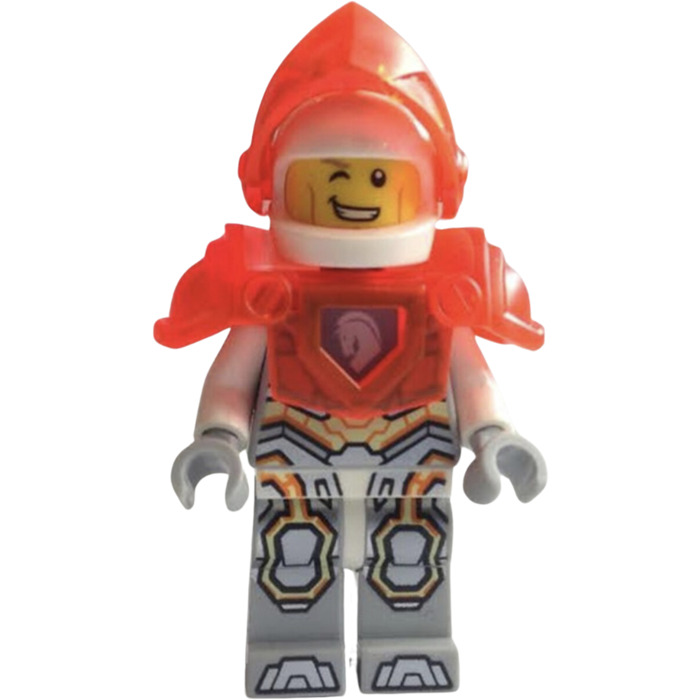 LEGO Lance - Trans Neon-Orange Visor and Armor Minifigure | Brick Owl ...