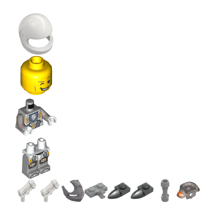 LEGO Lance with Silver Visor and Armor with Jet Pack Minifigure | Brick ...