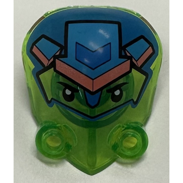 LEGO Large Shoulder Armor with 2 Studs with Z-Blob the Knight Face ...