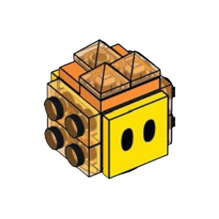 LEGO Lava Bubble with Scanner Code (Medium Azure Lines) Minifigure ...