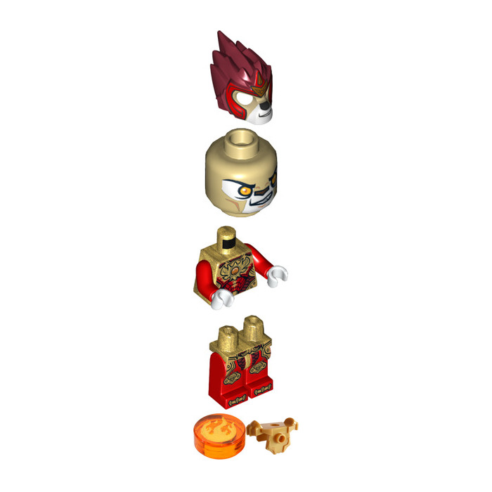 LEGO Laval with Fire Chi and Armor with Red Arms Minifigure | Brick Owl