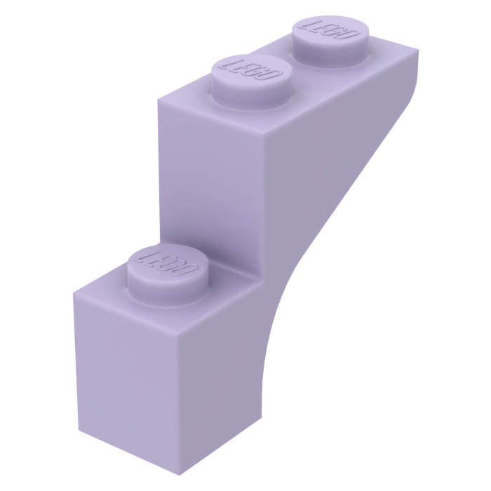 LEGO Lavender Arch 1 x 3 x 2 with Curved End (88292) | Brick Owl
