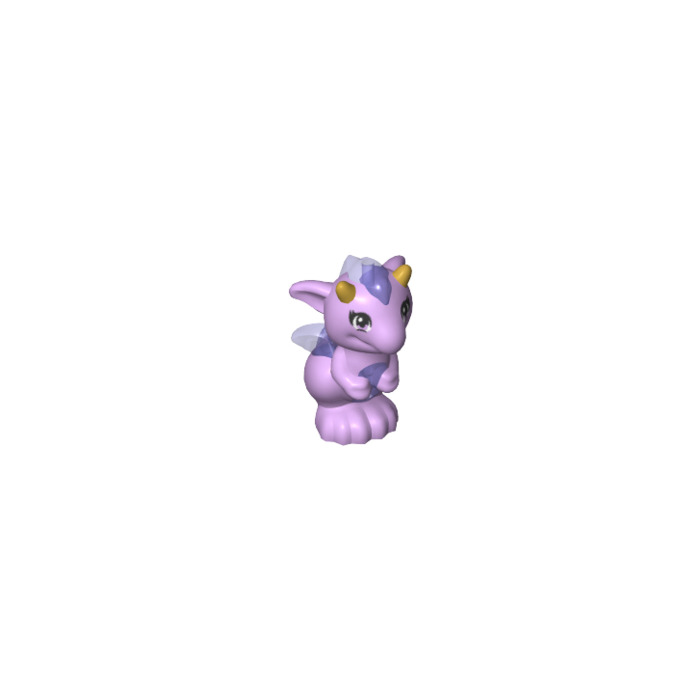 LEGO Lavender Baby Dragon with Transparent Purple (25492 / 26090 ...