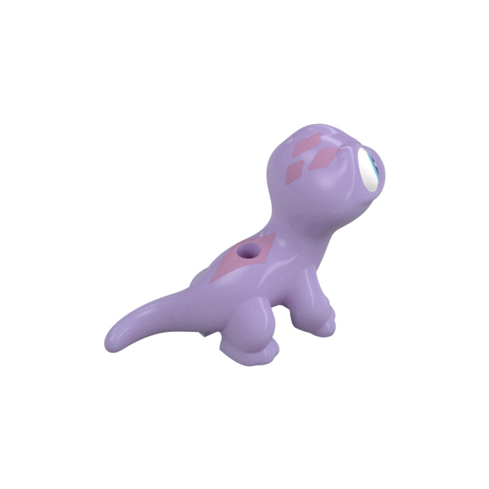 LEGO Lavender Gecko with Metallic Pink Diamonds (92046 / 113453 ...