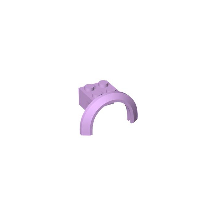 LEGO Lavender Mudguard Brick 2 x 2 with Wheel Arch (50745) | Brick Owl ...