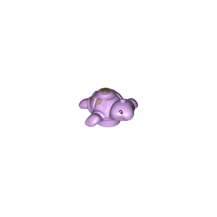 LEGO Lavender Turtle (Baby) with Gold Patches (67729 / 69529) | Brick Owl